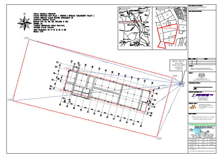 PILING SETTING OUT PLAN | PDF