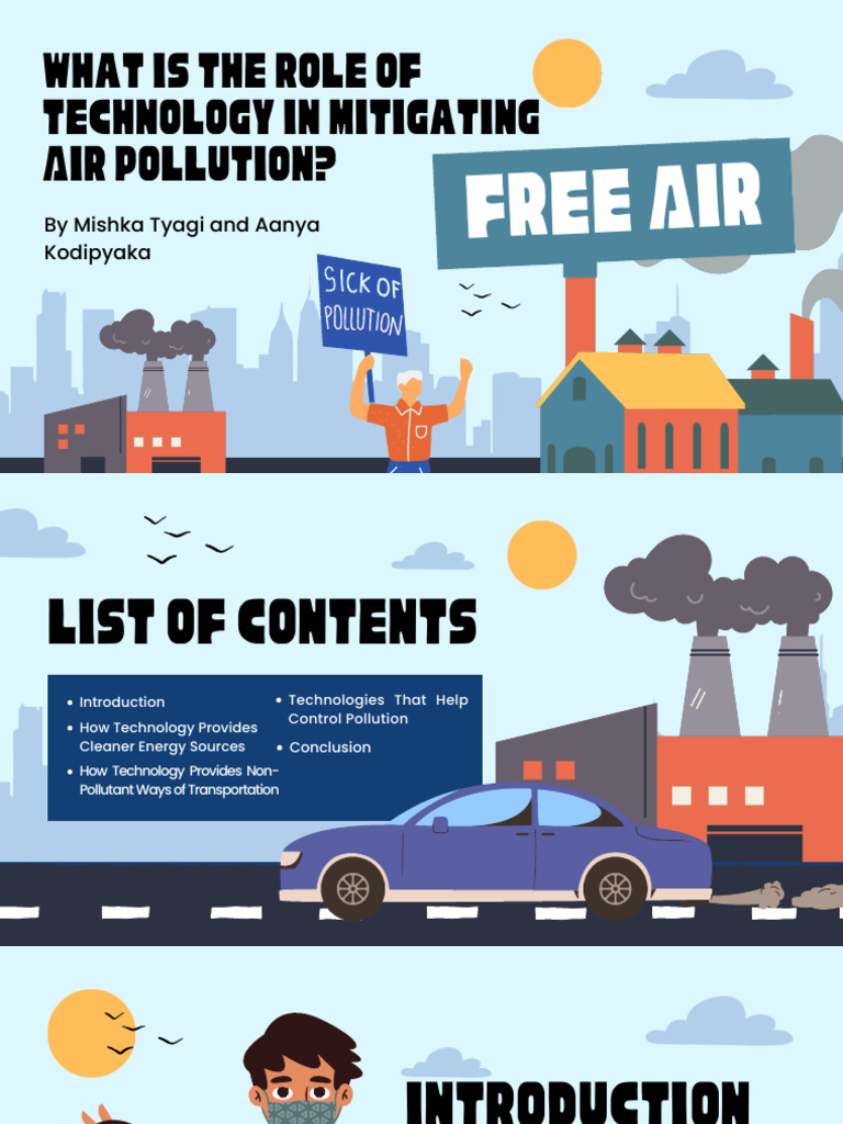 Technology's Impact on Air Pollution | PDF | Sustainable Energy | Pollution