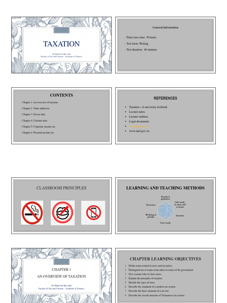 TAXATION - 20g E1 BB ADi 20sv | PDF | Taxes | Value Added Tax