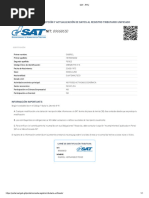 Portal SAT - Impresión de RTU - Guatemala | PDF