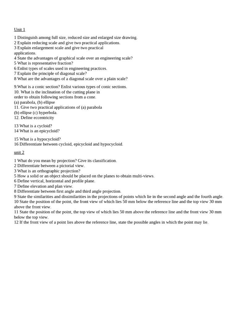Caeg One Mark Questions | PDF | Tetrahedron | Analytic Geometry