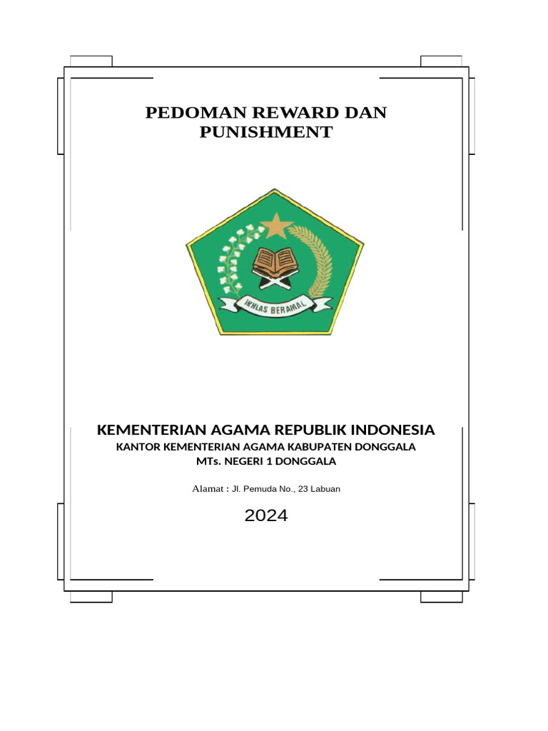 Pedoman Reward Dan Punishment | PDF