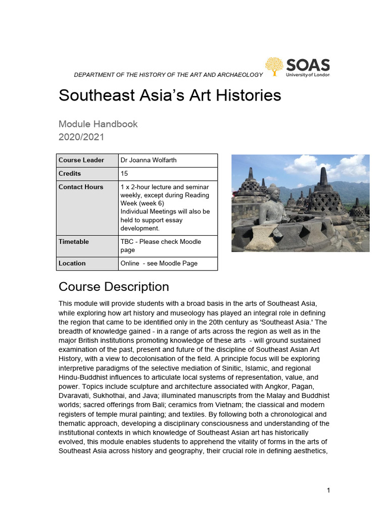 Updated Module Handbook | PDF | Thailand | Khmer People