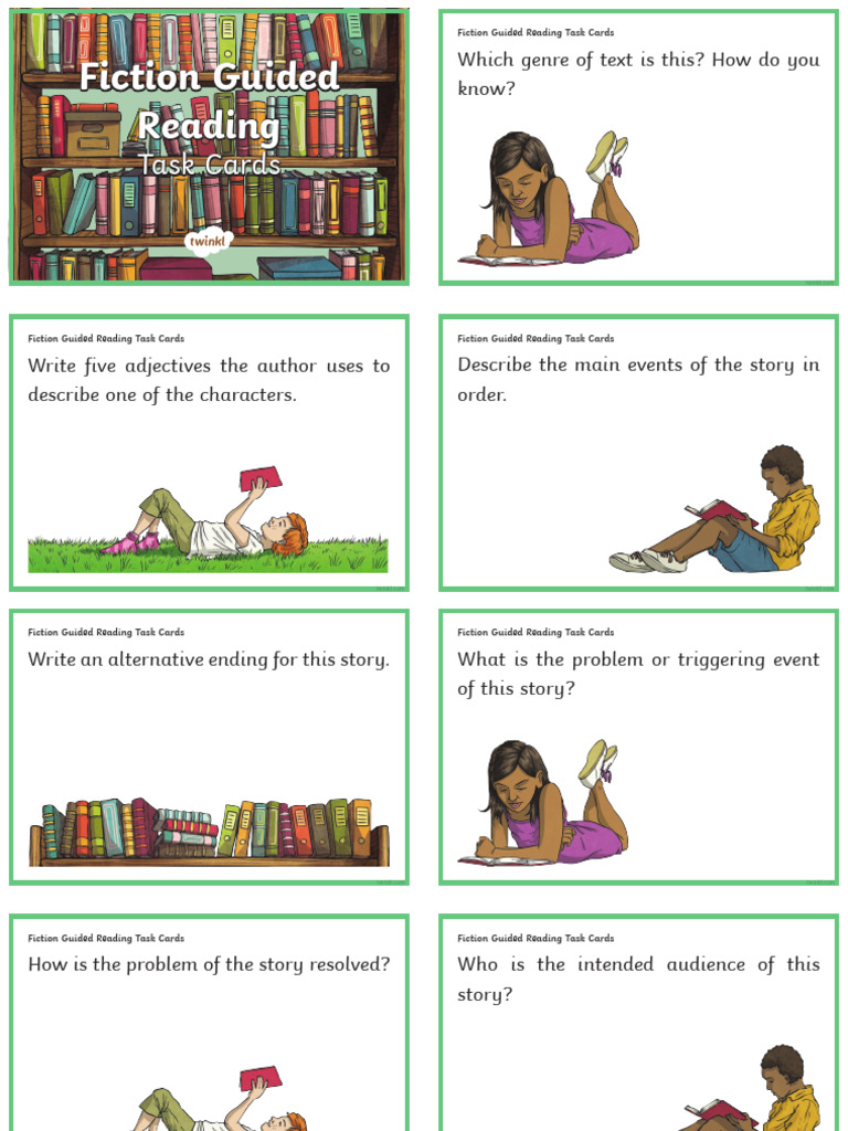 guided reading task card | PDF | Adjective | Noun