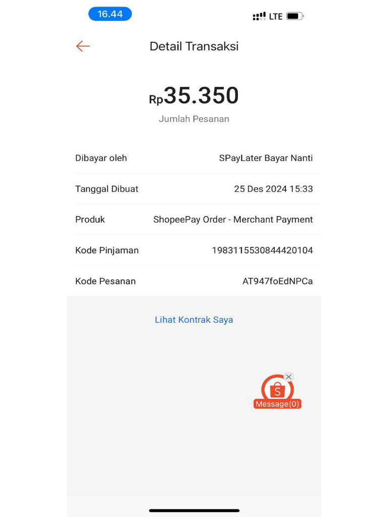 Bukti SS Shope | PDF