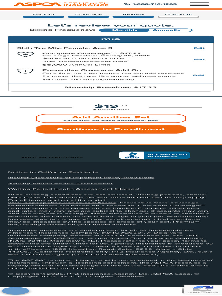 Your Quote Summary | PDF | Insurance | Financial Risk