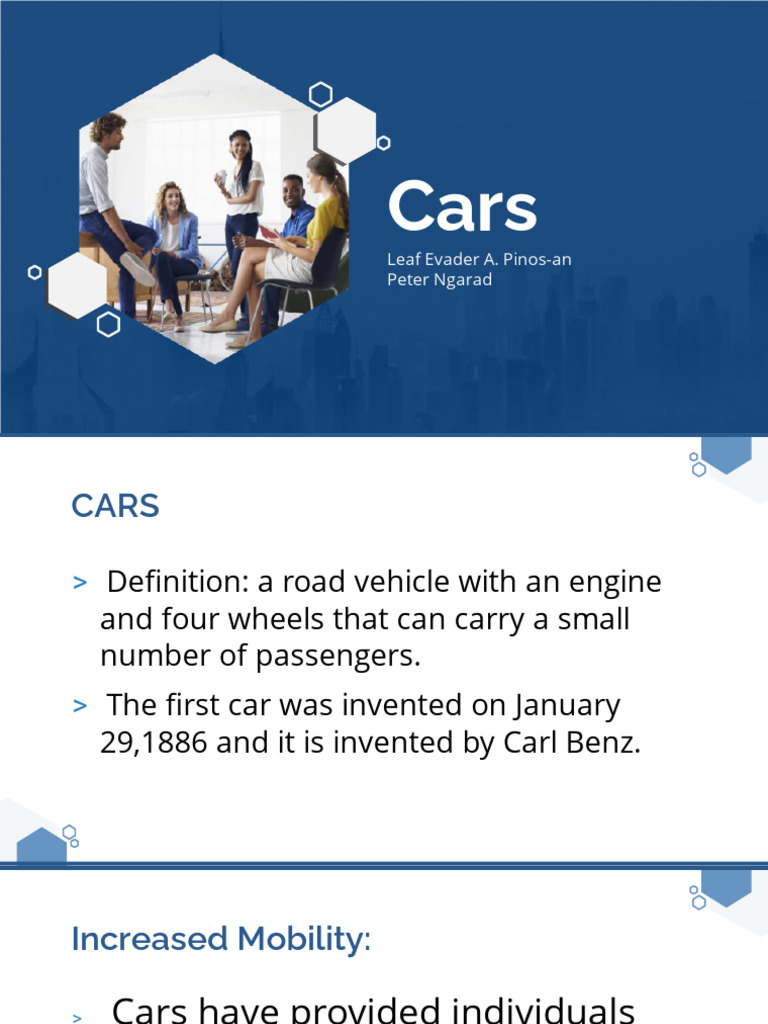 Impact of Cars on Society and Environment | PDF
