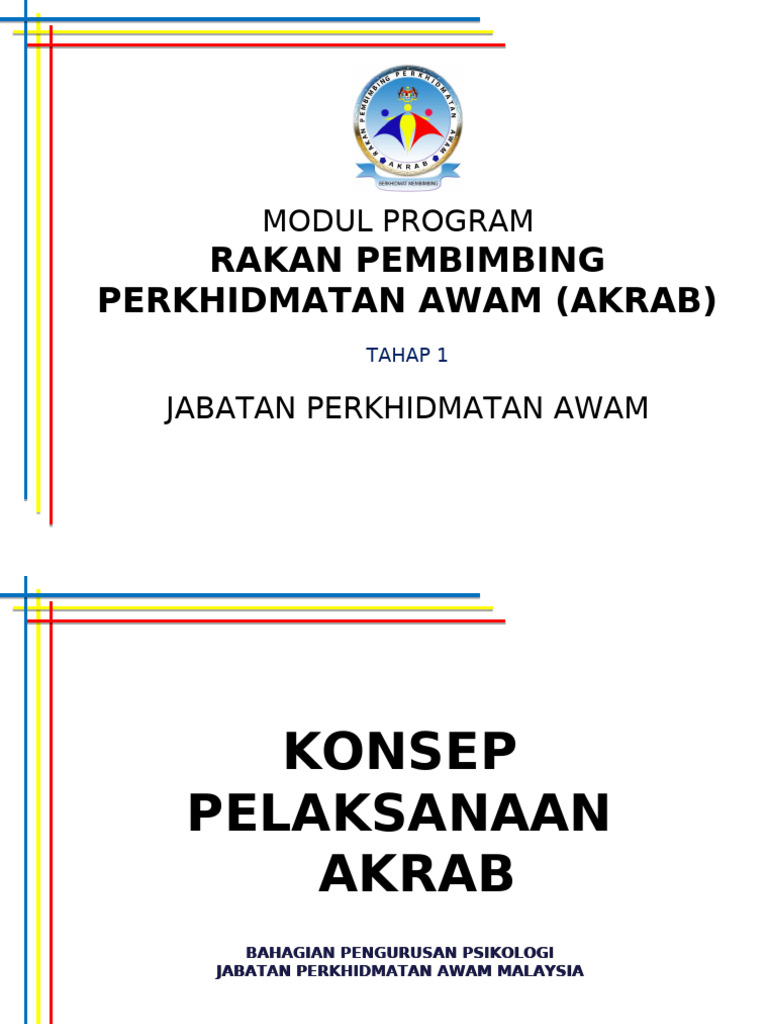 Konsep Dan Pelaksanaan Akrab | PDF