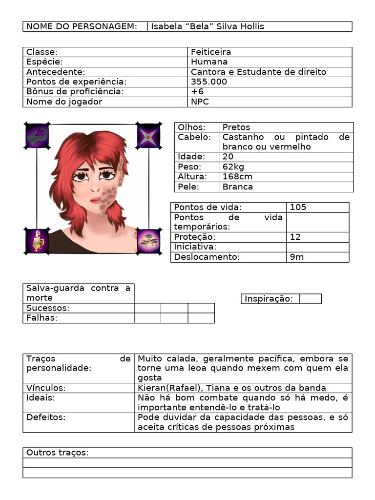 Ficha Da Bela | PDF | Science