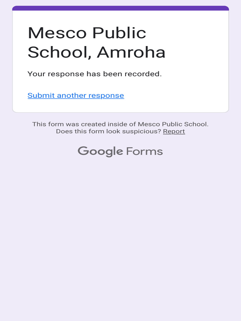 Mesco Public School, Amroha | PDF