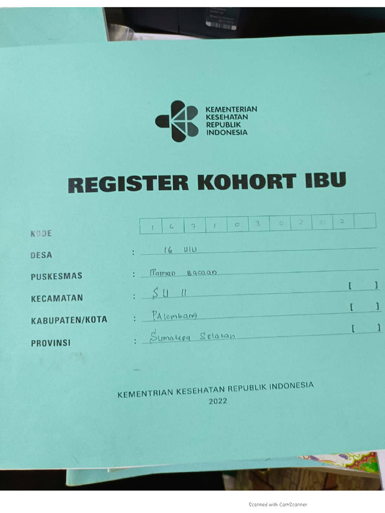 Bukti Pencatatan (Kohort Ibu) | PDF