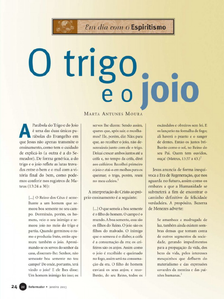O trigo e o joio - Edição 02206 (Paginas 23-25) | PDF