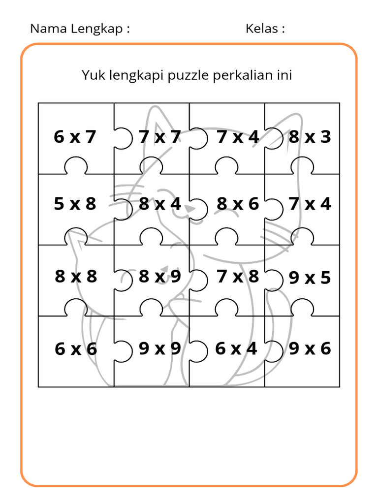 Puzzle Perkalian | PDF
