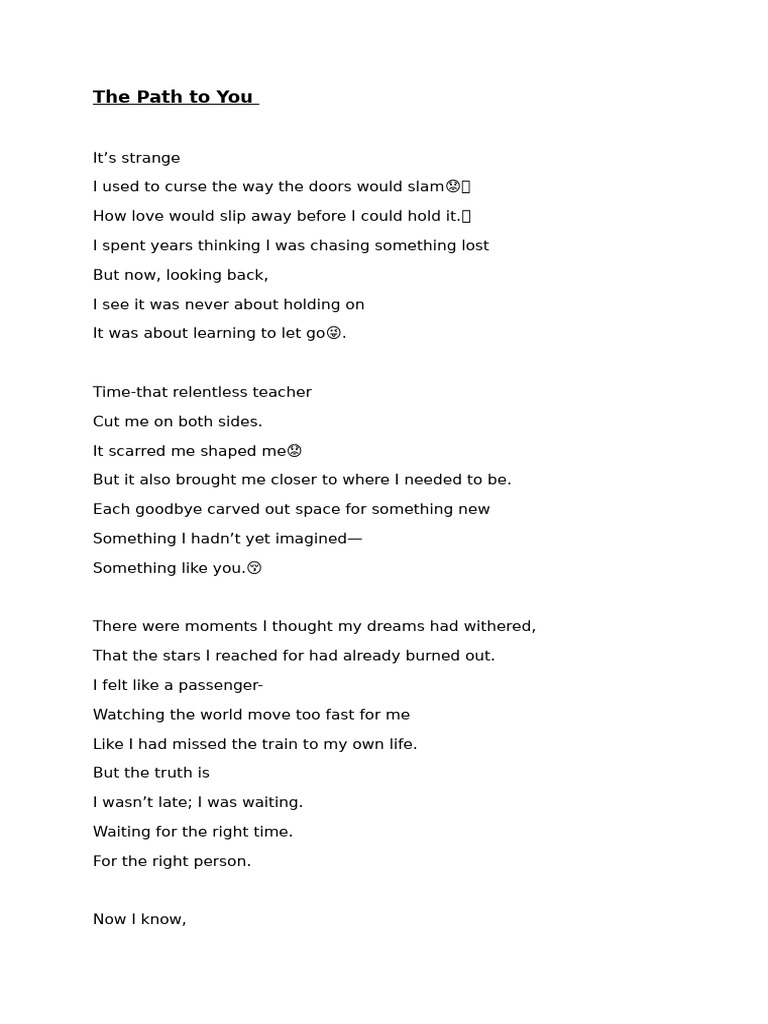 The Path To You | PDF