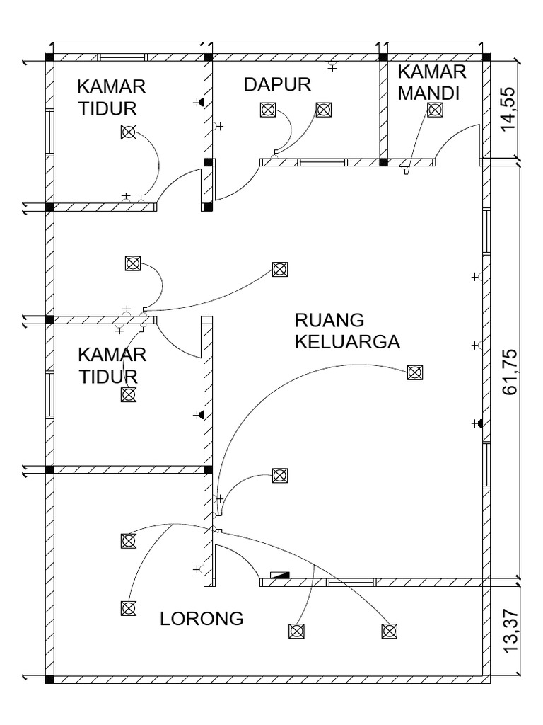 Project 1 (Rumah Sederhana) - Model | PDF