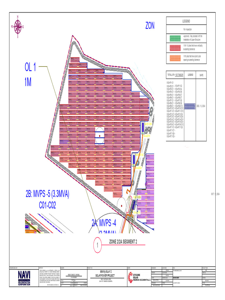 General Plant Layout 11-28-24-Zone 1 - 2B Segment 1 - A MMS | PDF