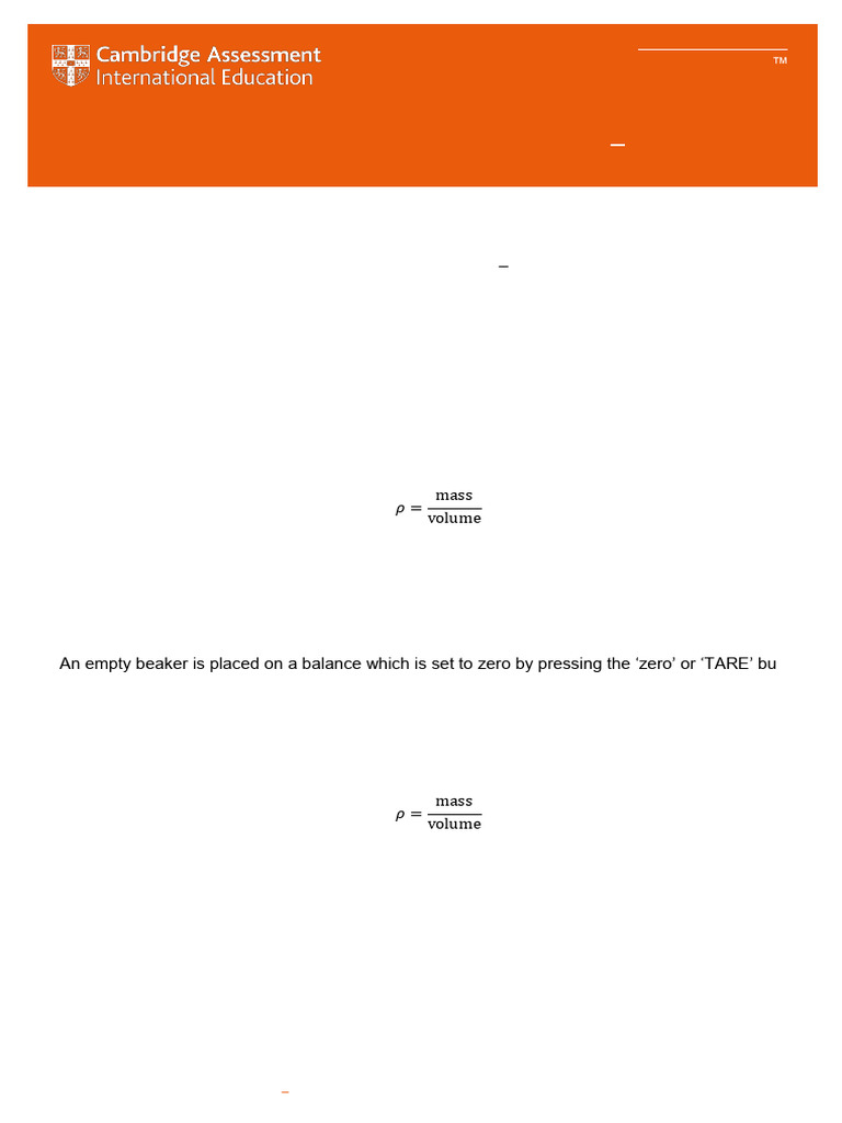 0625 Density Transcript v2 | PDF | Density | Volume