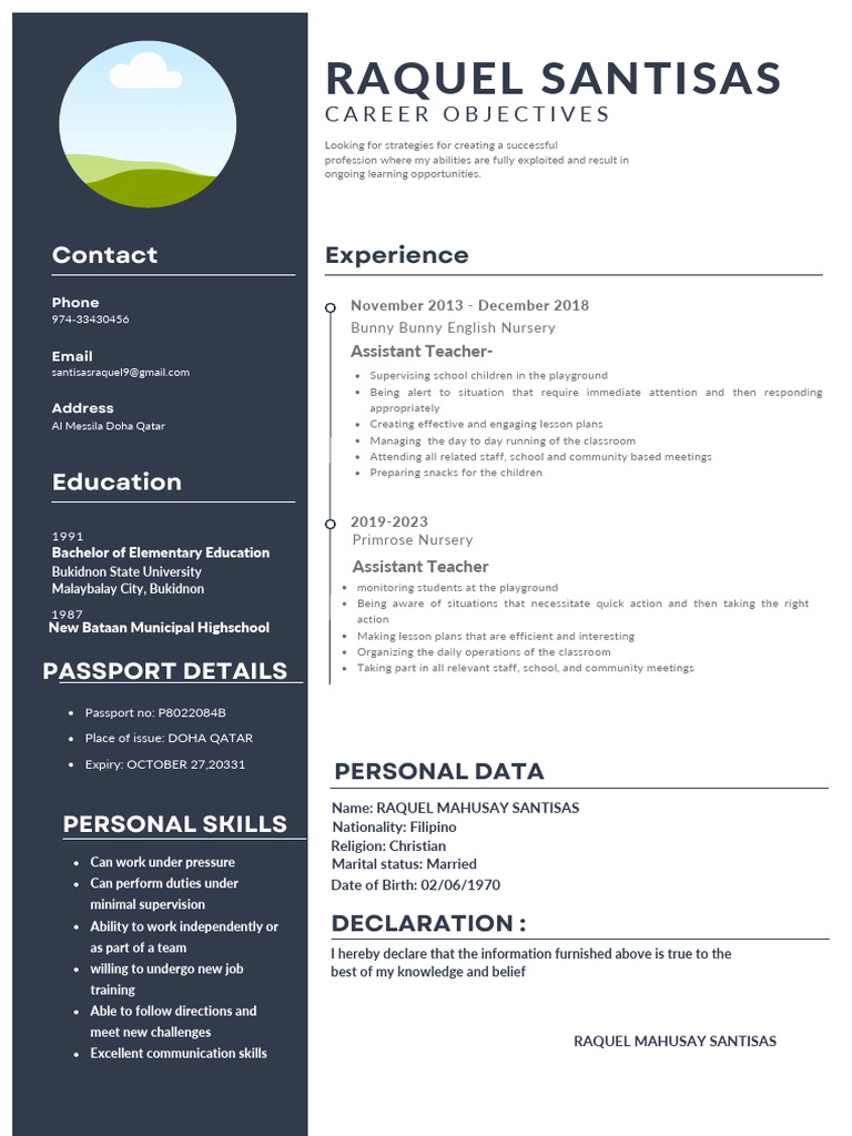 Black White Minimalist CV Resume (1) | PDF | Teachers | Learning