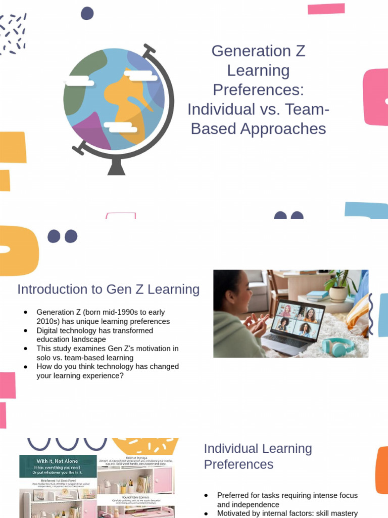 Generation Z Learning Preferences - Individual vs. Team-Based ...