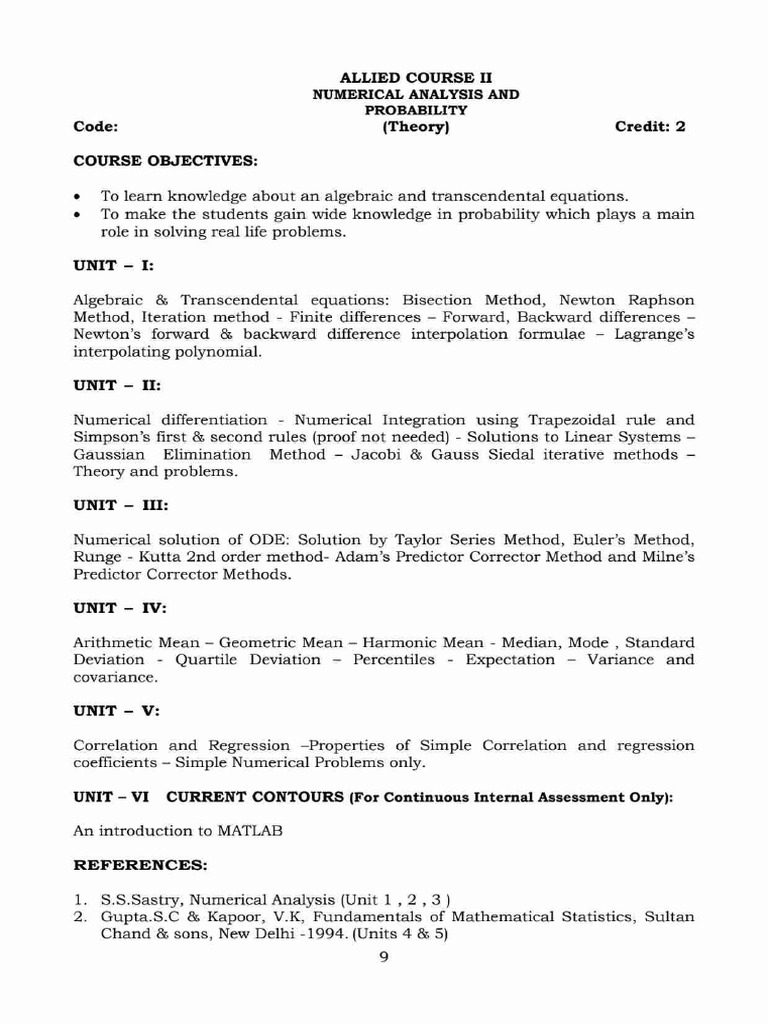 Allied Mathematics | PDF