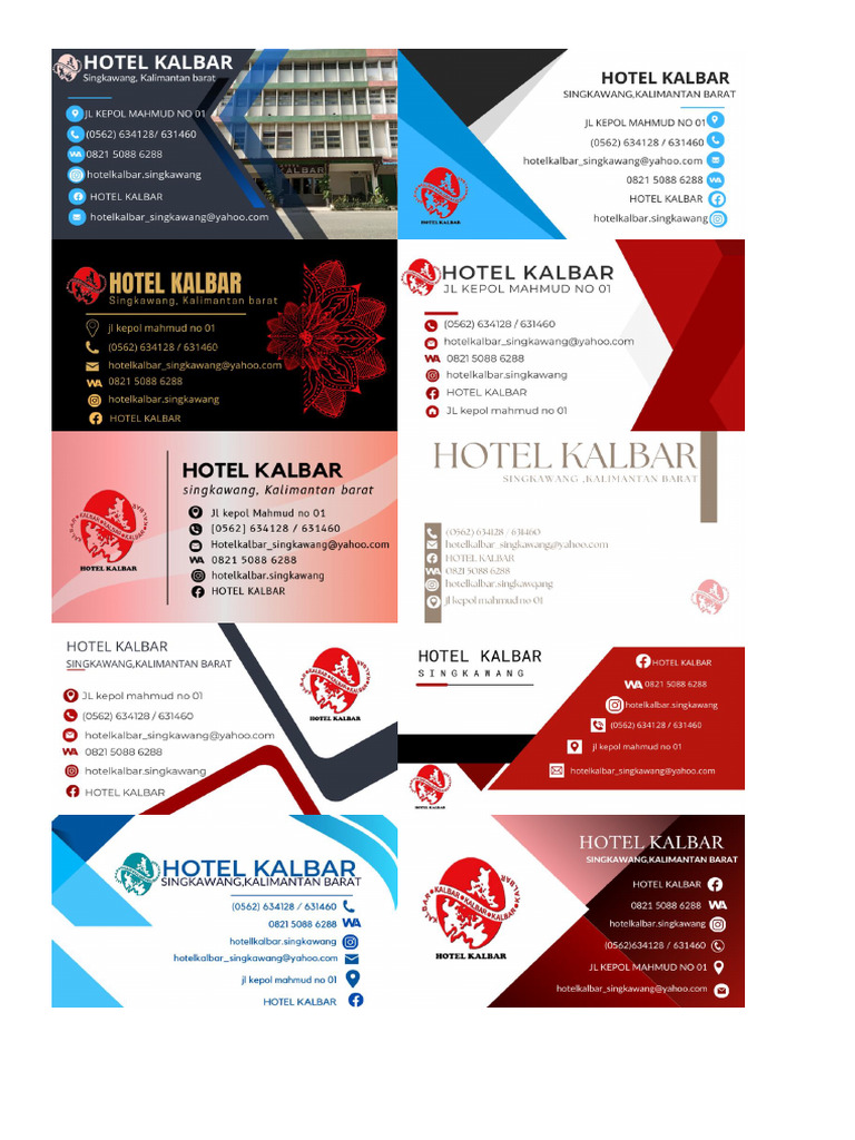 Contoh Kartu Nama | PDF