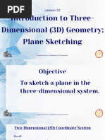 Lecture 3 The 3D Coordinate System | PDF | Cartesian Coordinate System ...