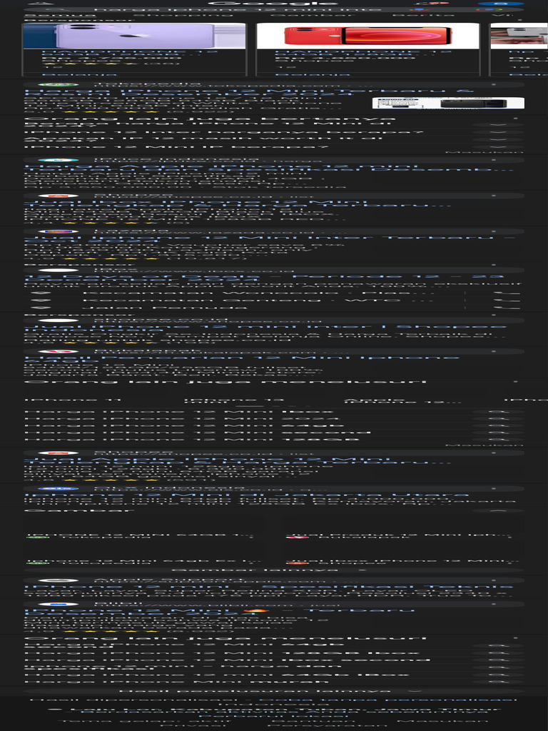 Harga Iphone 12 Mini Inter 2024 - Penelusuran Google | PDF