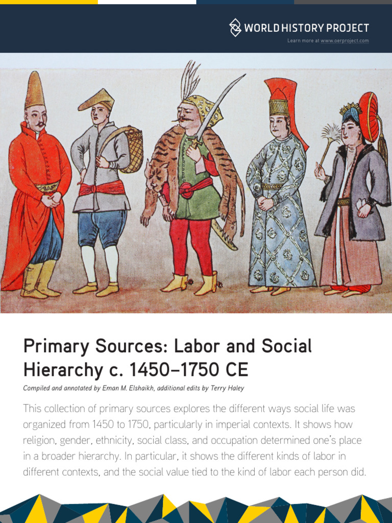WHPAP 437 Read Primary Sources Labor and Social Hierarchy | PDF | Peru ...