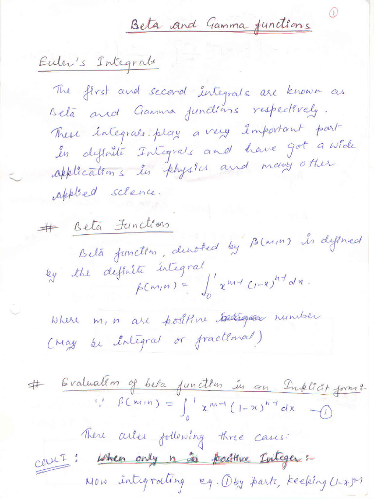 Beta and Gamma | PDF