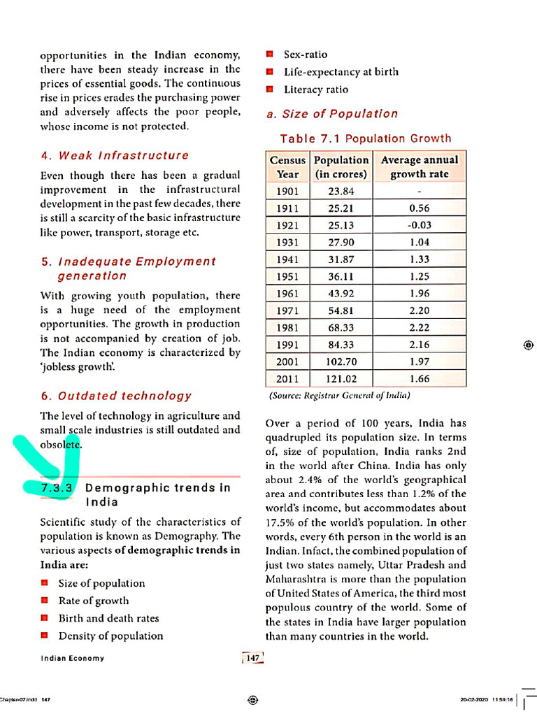 Economics Population | PDF