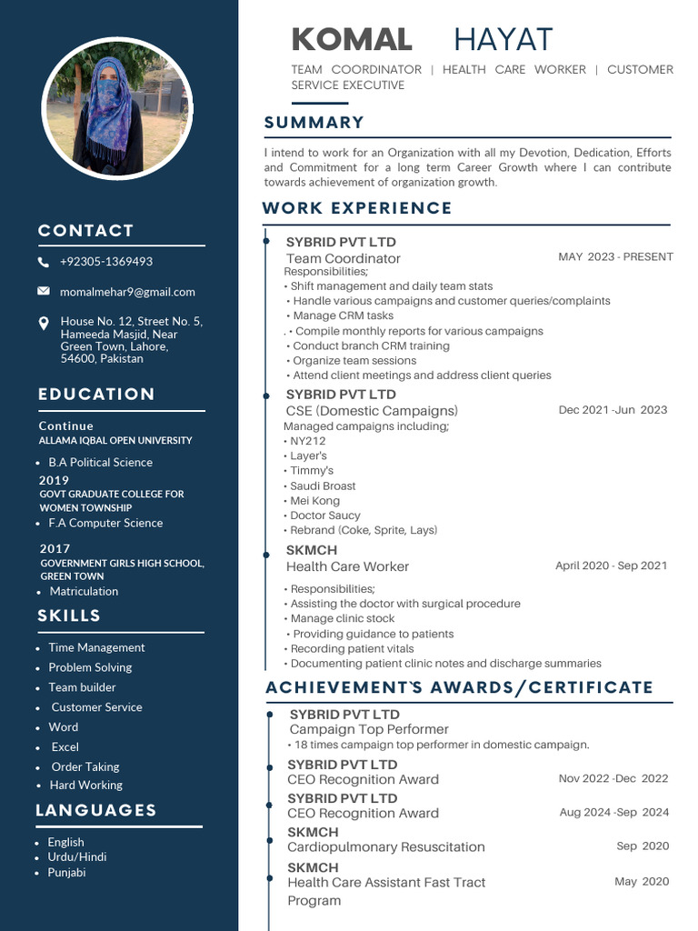 My Resume | PDF | Social Programs | Health Care