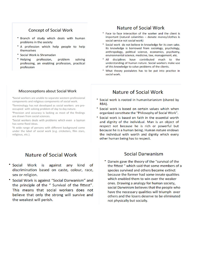 Unit One Social Work | PDF