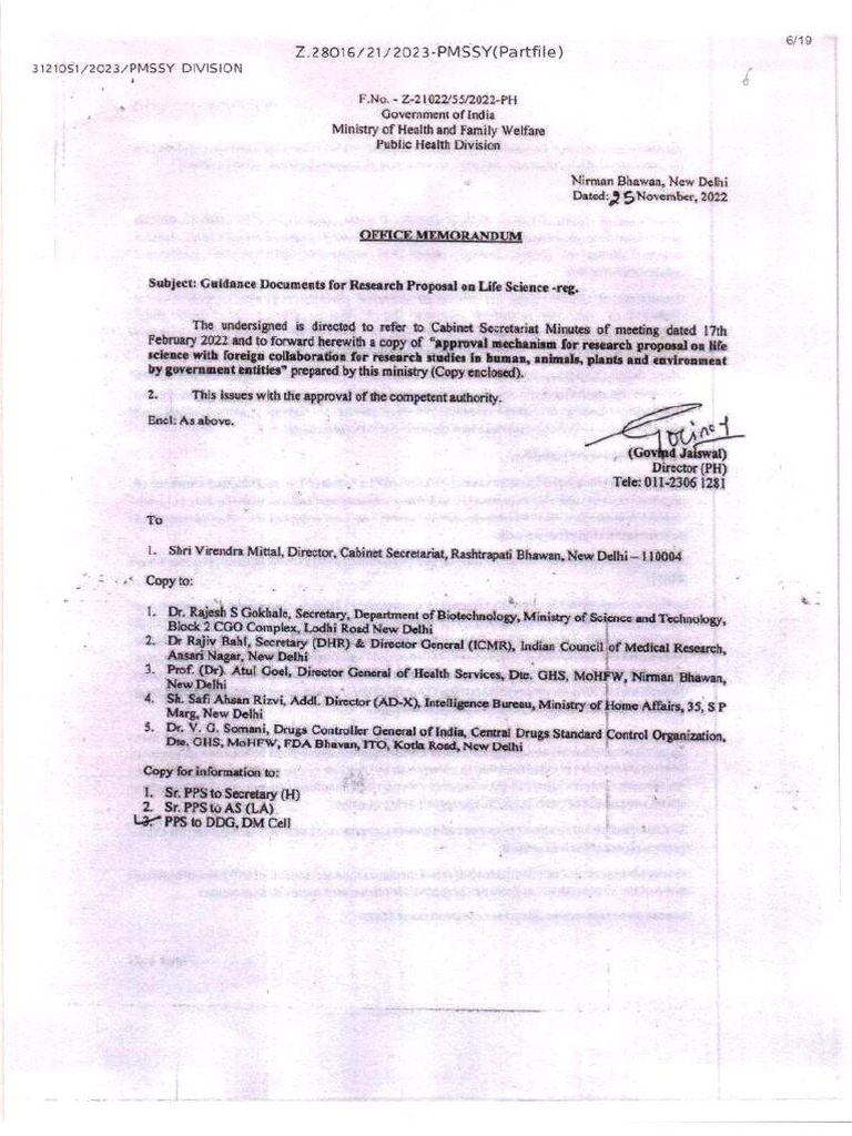 Guidance Documents For Research Proposal On Life Science | PDF