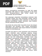 Teks Uud 1945 Untuk Upacara - PDF Print | PDF