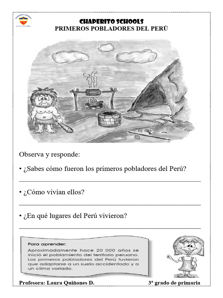 Ficha - Ps 3er Grado | PDF