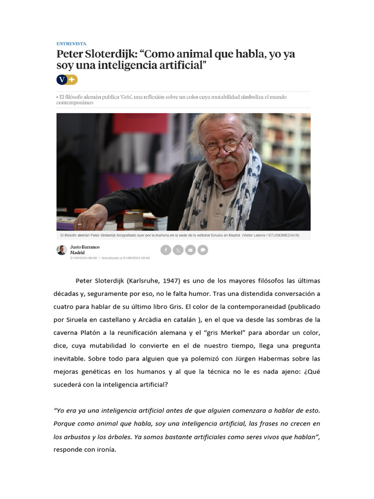 Peter Sloterdijk | PDF