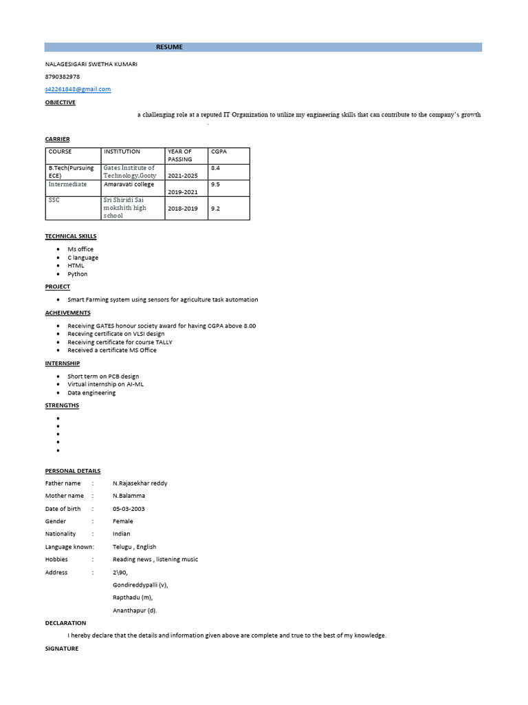 Swetha 8790382978 | PDF