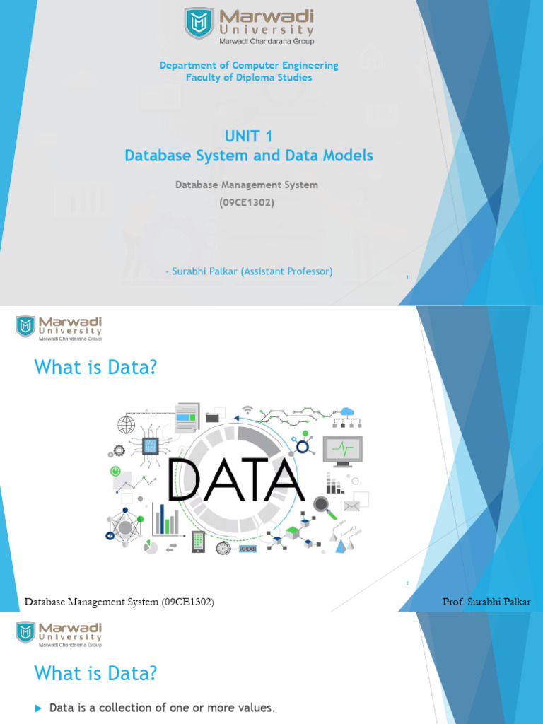 Unit 1 - SRP | PDF | Databases | Relational Database