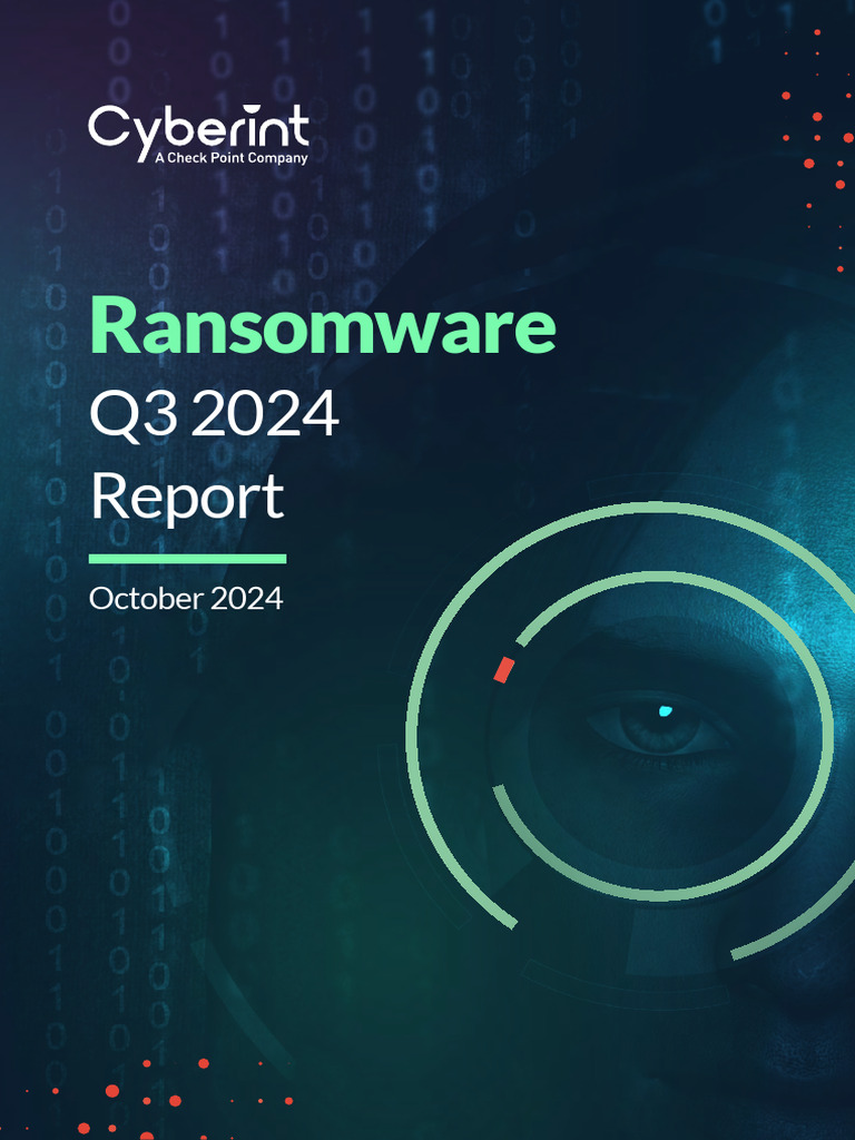 Ransomware Q3 2024 | PDF | Ransomware | Cybercrime