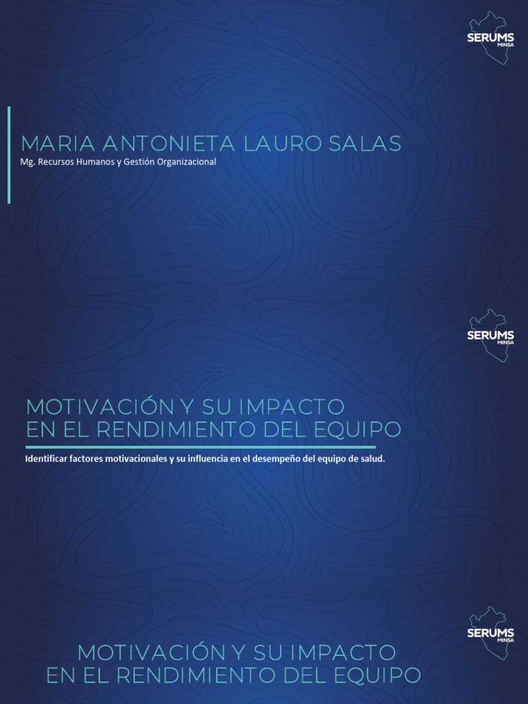 3.3. Motivaicón para El Logro de Metas Institucionales | PDF ...