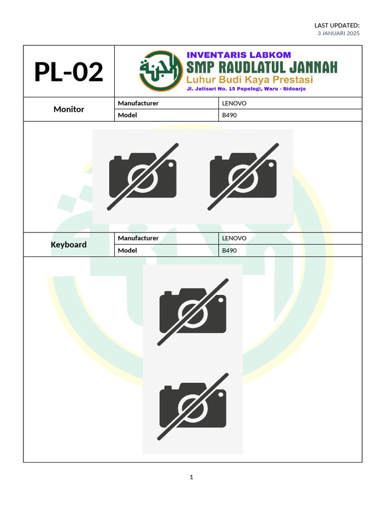 Inventory Labkom Laptop 02 | PDF | Random Access Memory | Computer Data ...