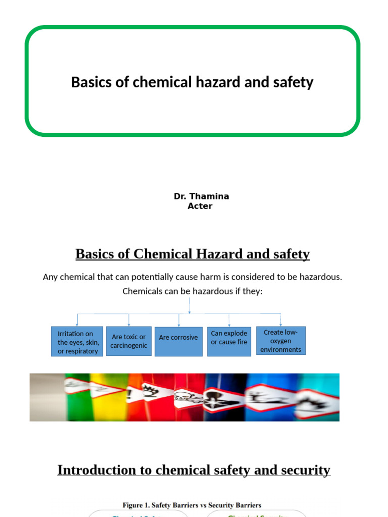 Chemical Hazard Safety Basics Guide | PDF | Air Pollution | Hazards