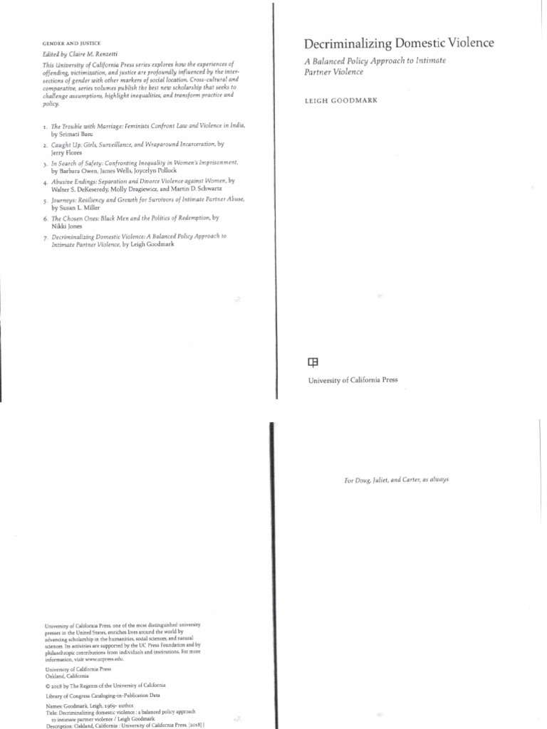 Leigh Goodmark. - A Balanced Policy Approach. - Decriminalizing ...