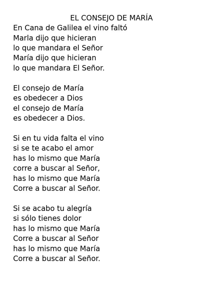 El Consejo de María | PDF