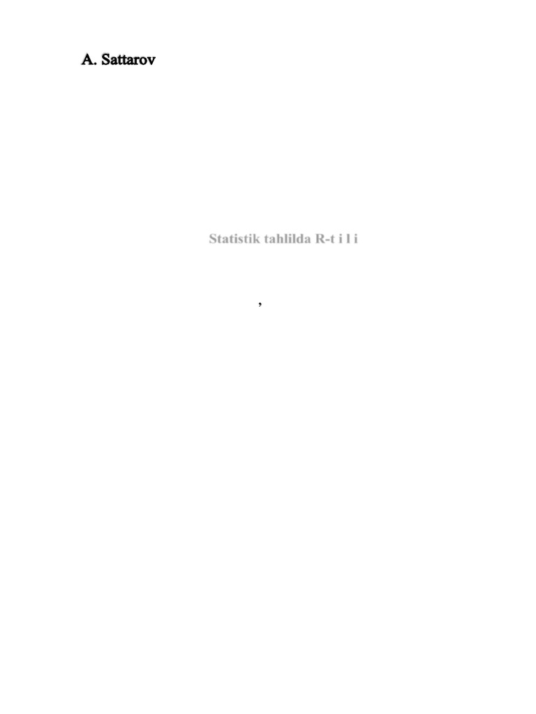 R - Tili-Maruza Matni - 7-Qism | PDF