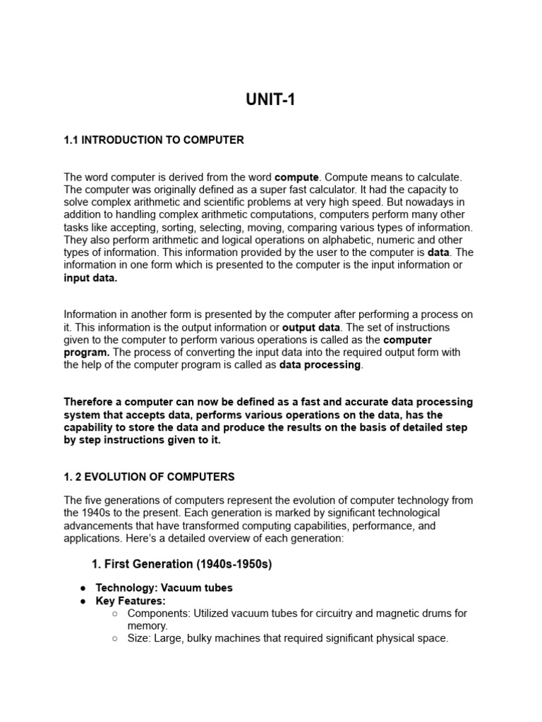 FOC-1-2 | PDF | Computer Data Storage | Read Only Memory