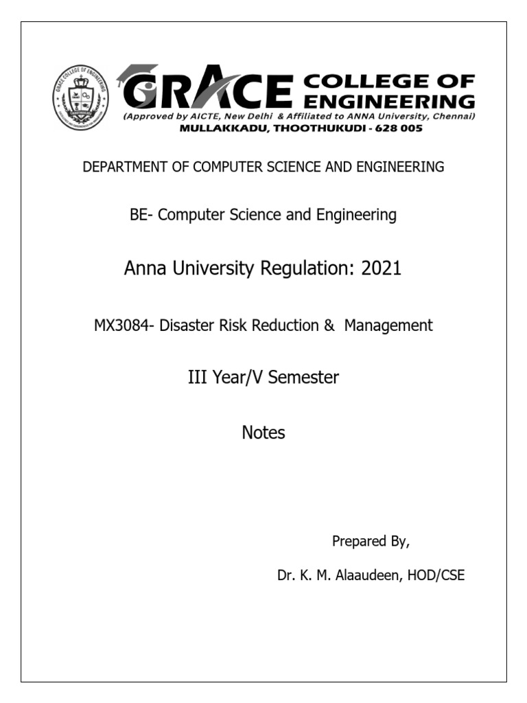 V Cse Mx3084 DRRM Unit-1 | PDF | Computer Science | Computing