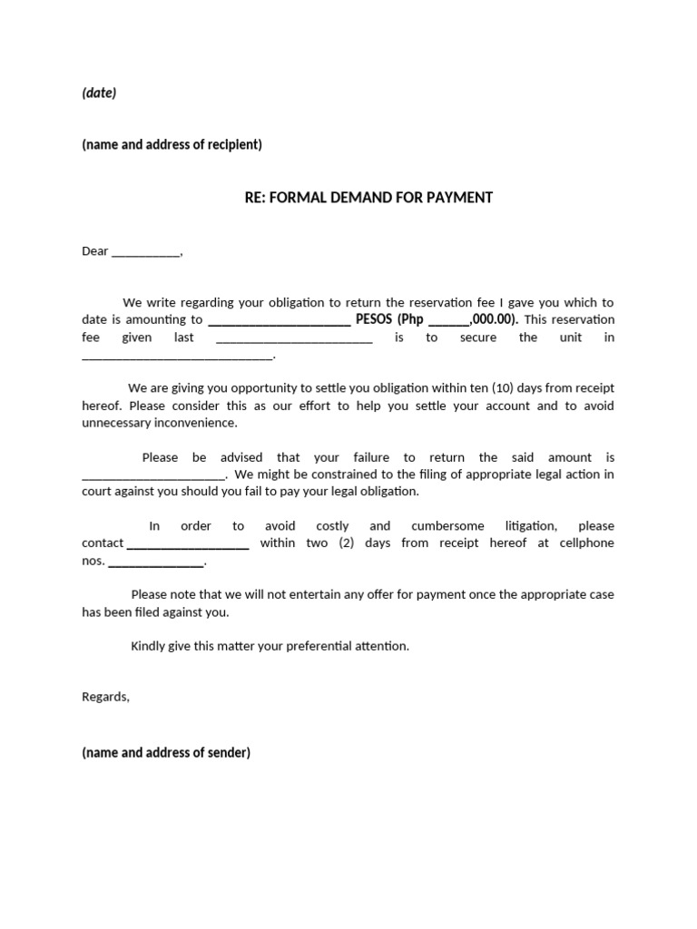 Demand Letter | PDF
