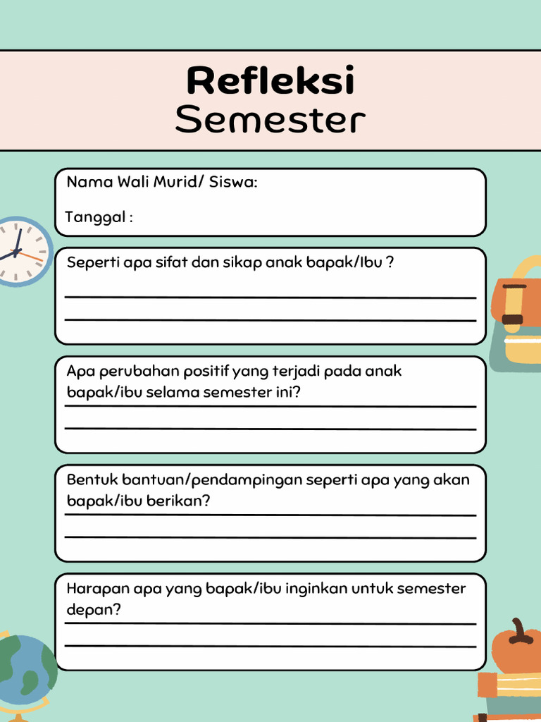 Refleksi Semester | PDF