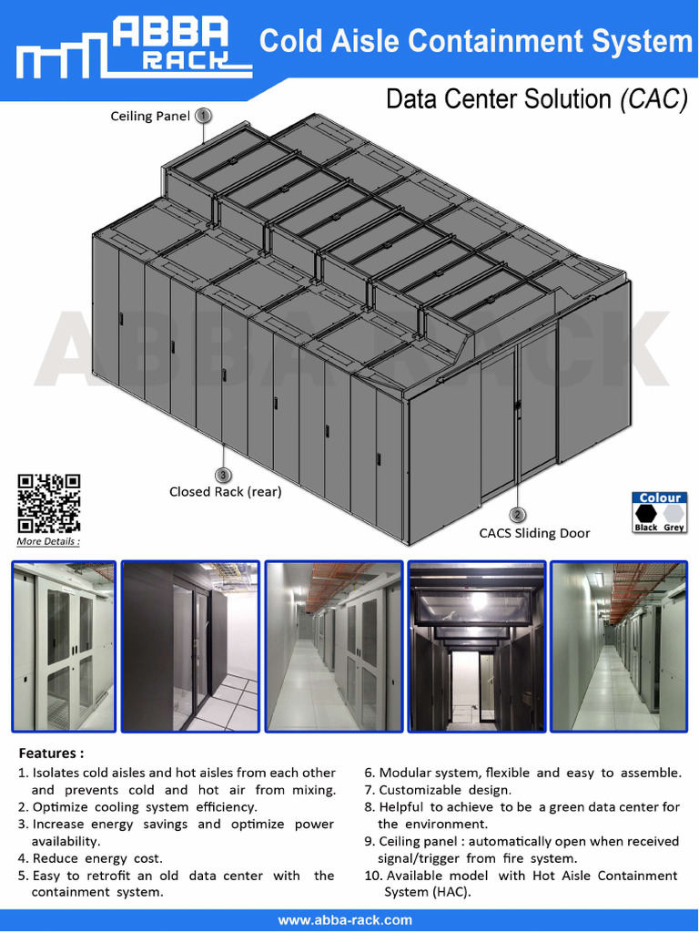 ABBA-RACK Cold Aisle Containment System | PDF